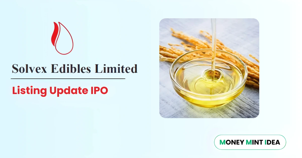 Solvex Edibles IPO Date, Price, GMP, Review, Details.